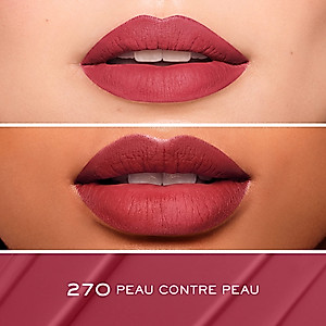 Lancôme L'Absolu Rouge Drama Ink Semi-Matte Liquid Lipstick - Highly Pigmented - All Day Wear - 270 Peau Contre Peau