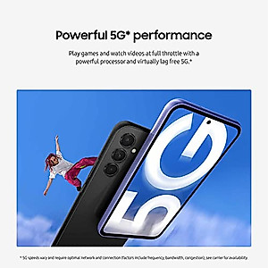 SAMSUNG Galaxy A54 5G A Series Cell Phone, Factory Unlocked Android Smartphone, 128GB w/ 6.4” Fluid Display Screen, Hi Res Camera, Long Battery Life, Refined Design, US Version, 2023, Awesome Violet