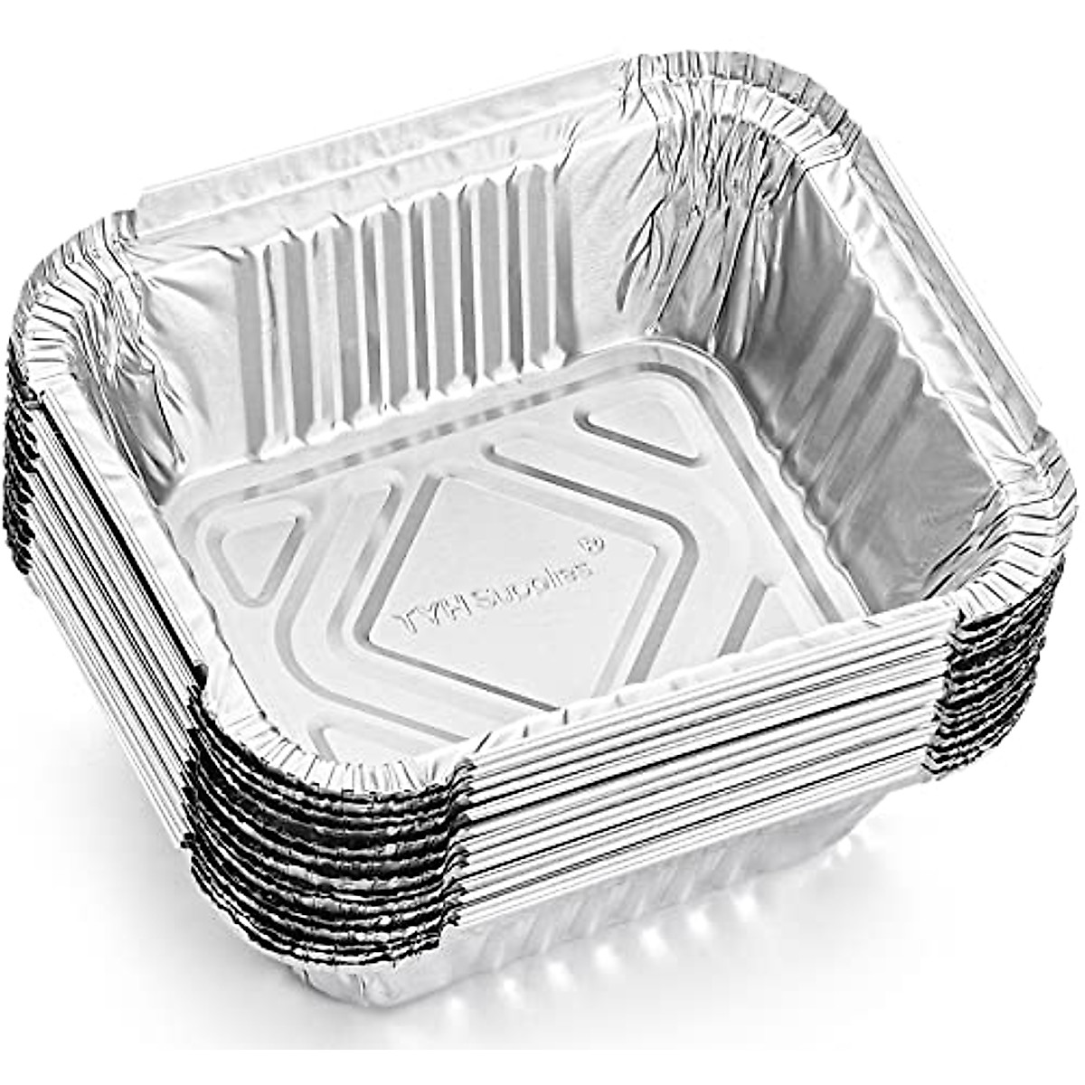 TYH Supplies 30 Pack Grease Drip Pan Liners | Compatible with Napoleon Grills Prestige I-II-IV, PRO, Mirage, Ultra Chef | Disposable Aluminum BBQ Drip Tray Replacement | 5"x4" Inch