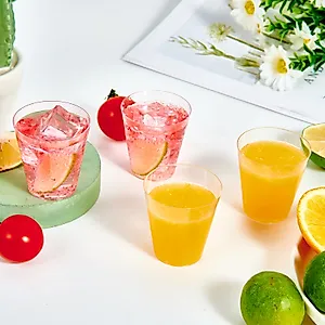 Turbo Bee 400Pack 2oz Plastic Shot Glasses,2 Ounce Clear Plastic Cups