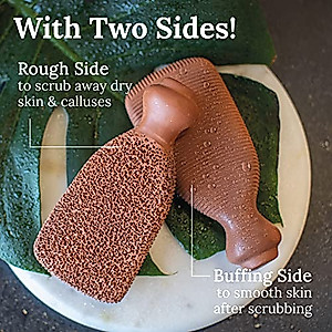Pumice Stone for Feet Lasts 5+ Years Foot Exfoliator Scrubber Callus Remover