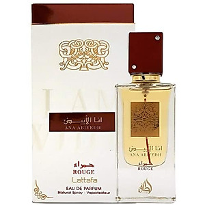 Ana Abiyedh EDP - 60ml unisex I Oriental with a Classic Combination of Oudh, Roses & Vanilla I Energizing Oud Fragrance I Vanilla, Jasmine, White Musk, Ambergris & Saffron I by Lattafa Perfumes (Discovery Gift Set)