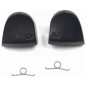 L1 R1 L2 R2 Trigger Buttons Kit Button with Springs for PS5 V1.0 BDM-010 DualSense 5 PlayStation 5 Controller Replacement (L1 R1 L2 R2 Buttons + 2 Springs)