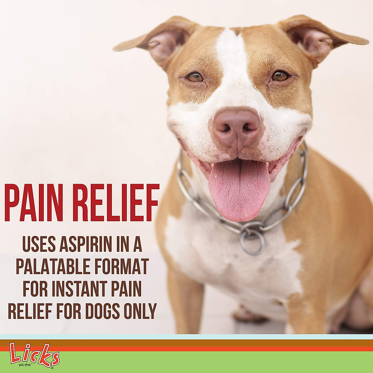 Licks Pill Free Dog Pain Relief - Inflammation Supplement - Pain Relief Supplement for Dogs - Dog Health Supplies - Gel Packets - 30 Use