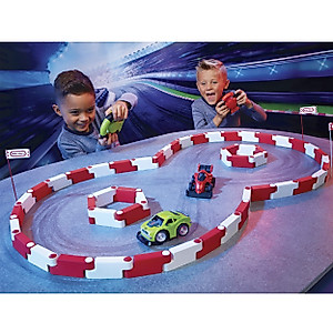 Little Tikes YouDrive Flex Tracks Green Muscle Car w/Easy Steering RC, Multicolored