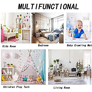 Vdsrup Eiffel Tower in Paris France Round Floor Mat France Bicycle Doormat Non Slip Absorbent Carpet Yoga Rug for Entryway Bedroom Living Room Sofa Home Decor