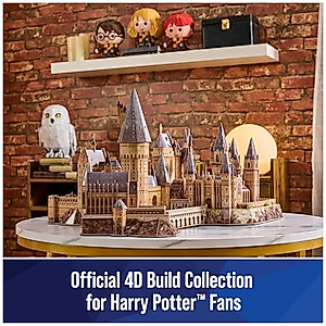 4D Build, Harry Potter Deluxe Hogwarts Castle with Astronomy Tower & Great Hall Over 2ft. Wide Model Kit 384 Pcs | 3D Puzzles for Adults & Teens 12+