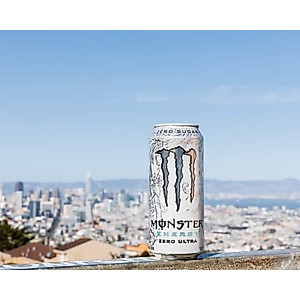 Monster Energy Zero Ultra, Sugar Free Energy Drink, 16 Fl oz (Pack of 15)