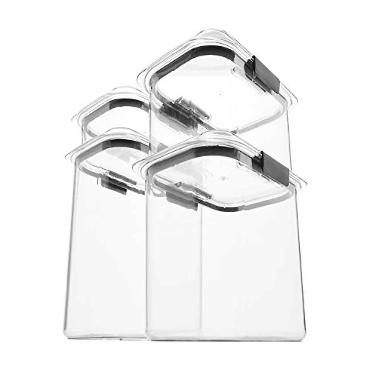 Rubbermaid Brilliance Pantry Airtight Food Storage Container, BPA-Free Plastic, Small, 8-Piece & Container, BPA-Free Plastic, Brilliance Pantry Airtight Food Storage, Open Stock, Brown Sugar (7.8 Cup)