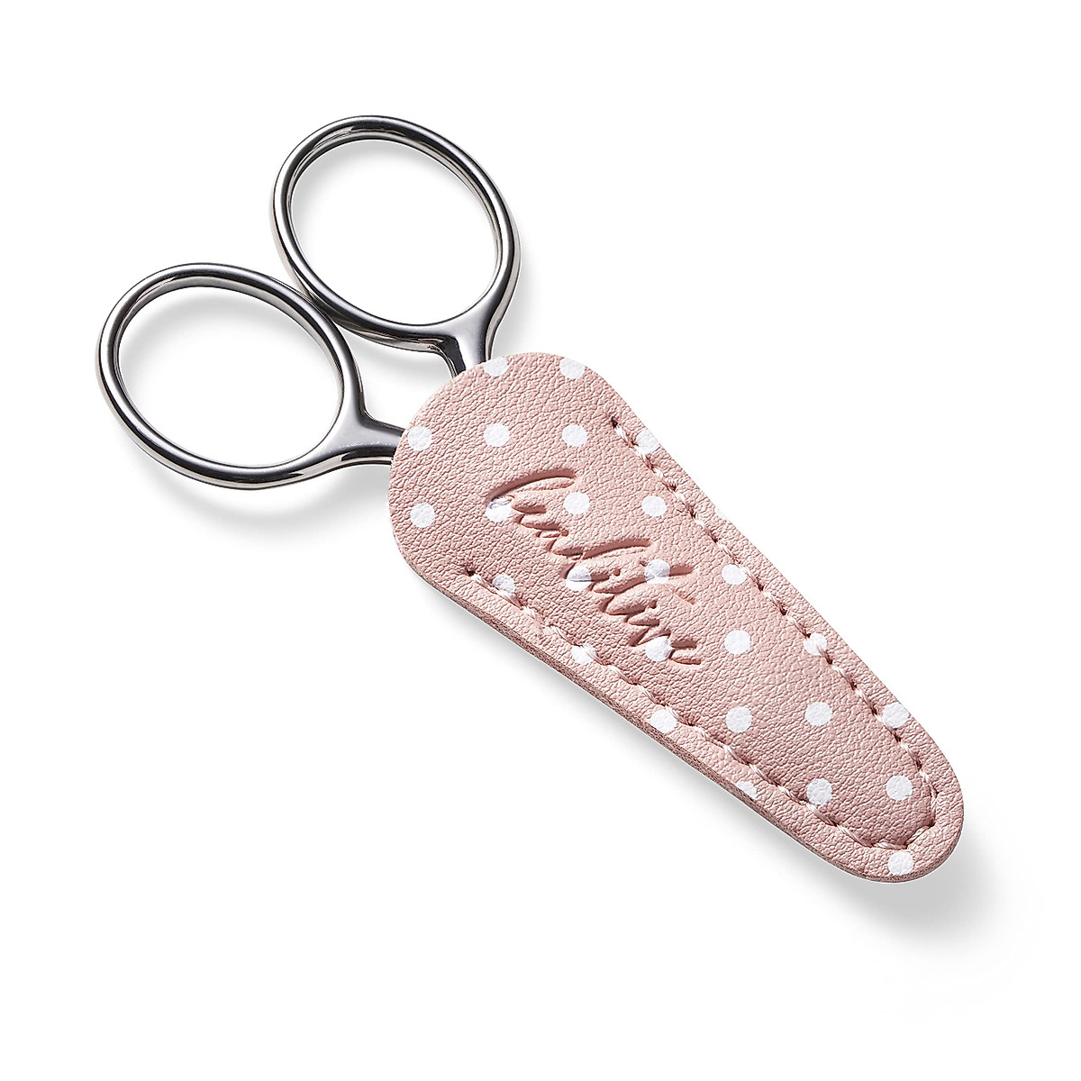 Beaditive Classic Embroidery Scissors with Leather Sheaths - Sewing, Embroidery, Crafting - Stainless Steel Pink