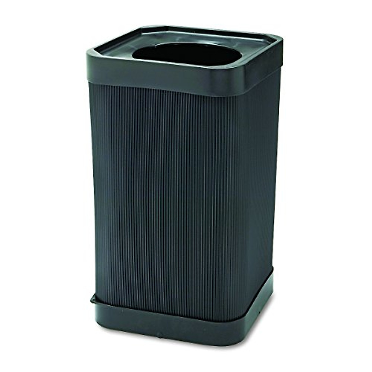 Safco Products At-Your-Disposal Trash Can 9790BL, Black, Impact and Water Resistant, 38 Gallon