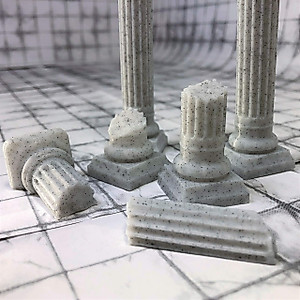Extruded Gaming Roman Pillars