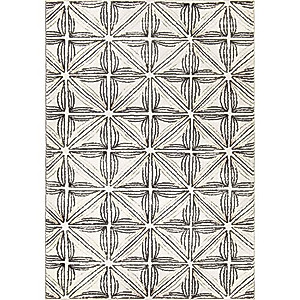 My Texas House Illussions Agave Natural Gray Indoor Area Rug, 7'10" x 10'10"