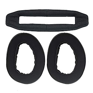 Sara-u Replacement Ear Pads Cushion Earpads Earmuff Headband for S-ennheiser GSP 500 600 Headphones Headset Accessories