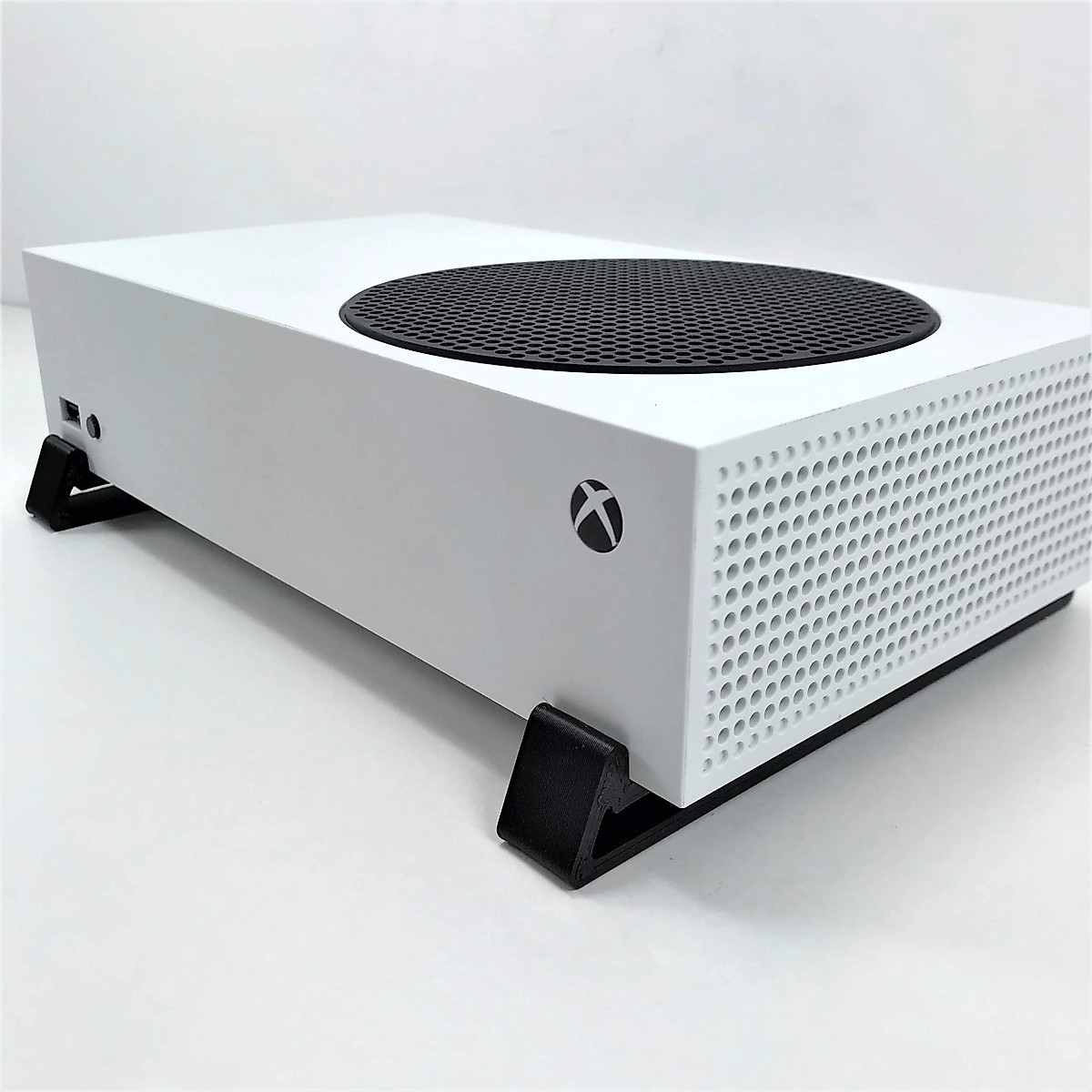 3D Cabin Stand Raiser Compatible with Xbox Series S for Cooling, Horizontal Holder Grey