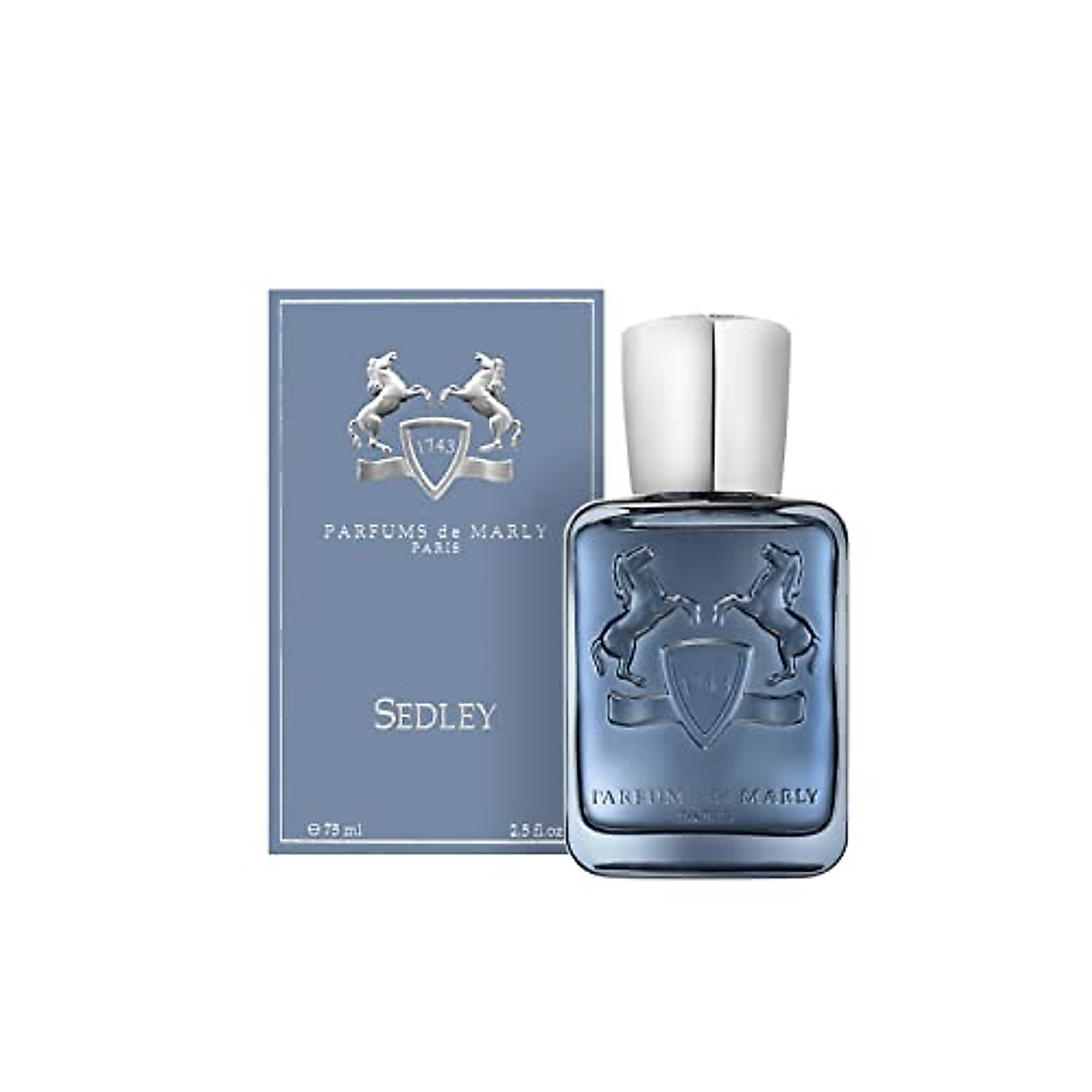 PARFUMS de MARLY - Sedley - 2.5 Fl Oz - Eau De Parfum for Men - Top Notes Bergamot, Spearmint, Watery Accord - Heart NotesGeranium, Lavender, Solar Note - Base Notes Sandalwood, Incense - 75ml