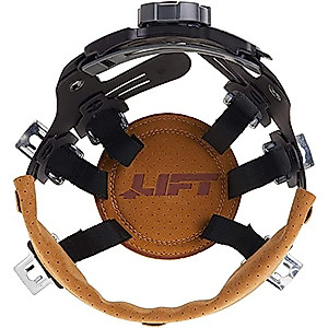 Lift Safety HDF-15NG DAX Hard Hat, Natural & HDF-18RS DAX Hard Hat Replacement Suspension Bundle