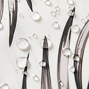 EMEMA Outdoor Waterproof Throw Pillow Covers Decorative Patio Pillow Cases Natural Leaves Tropical Spring Summer Square Cushion Shams Shell Garden Balcony Sunbrella Couch Pack of 2, 18x18 Inch Coffee