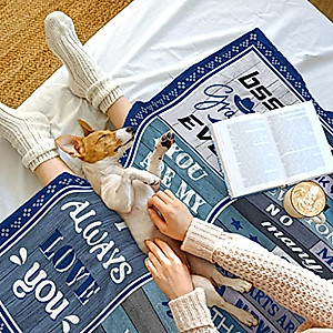 Sqovulw Gifts for Grandpa, Fathers Day Grandpa Gifts from Grandchildren, Grandpa Birthday Gifts, Best Grandpa Gifts, to My Grandpa Blanket, Grandpa Christmas Retirement Gifts Throw Blanket 60x50 Inch