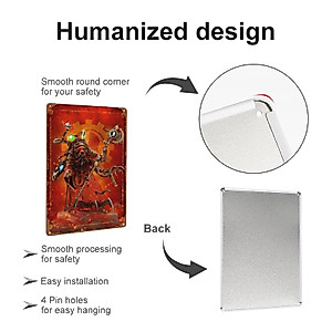 Adeptus Mechanicus 4 physical culture Poster Signs 8 x 12 Inch Decor Funny Chic Art Wall Decort Home Yard Signs Bar Hotel Cafe Pub Indoor Outdoor restauran