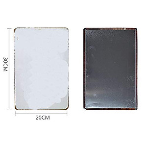 OSONA Punta Cana Dominican Republic Retro Look Tin 8X12 Inch Decoration Plaque Sign for Home Kitchen Bathroom Farm Garden Garage Inspirational Quotes Wall Decor