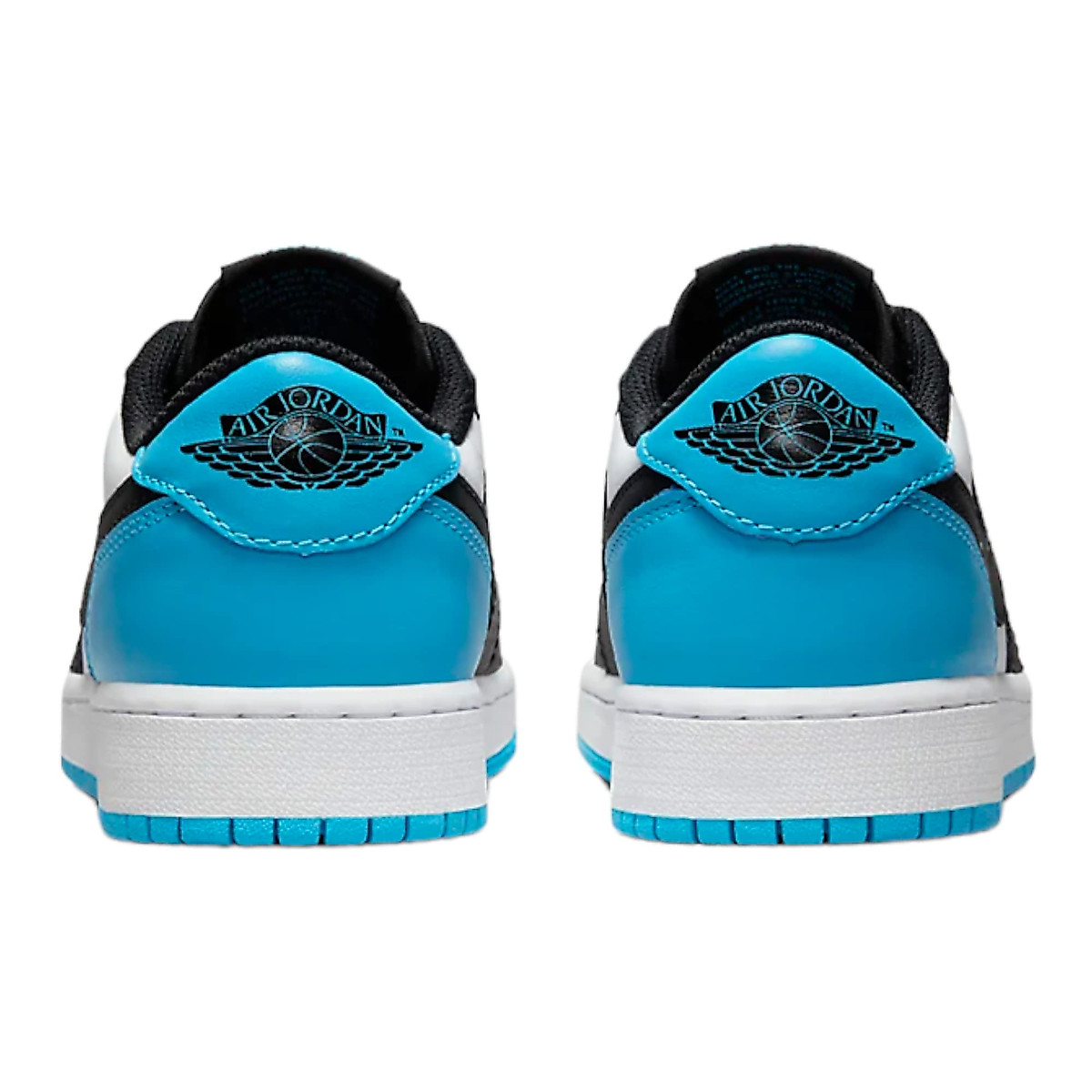 Jordan 1 Low OG Grade Schoo White/DK Powder Blue-Black CZ0858-104 7Y