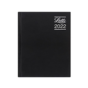 Letts Rhino 2022 Diary - A5 Week to View with appointments - Black