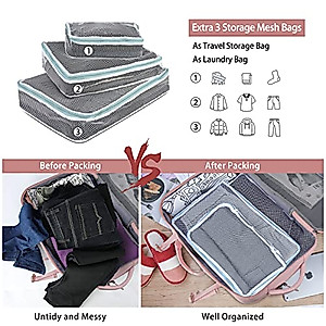 Travel Backpack for Men Women 17 Inch Flight Approved Carry on Backpack Waterproof Large 40L Luggage Daypack Business College Weekender Overnight Laptop Backpack with 3 Packing Cubes, Pink