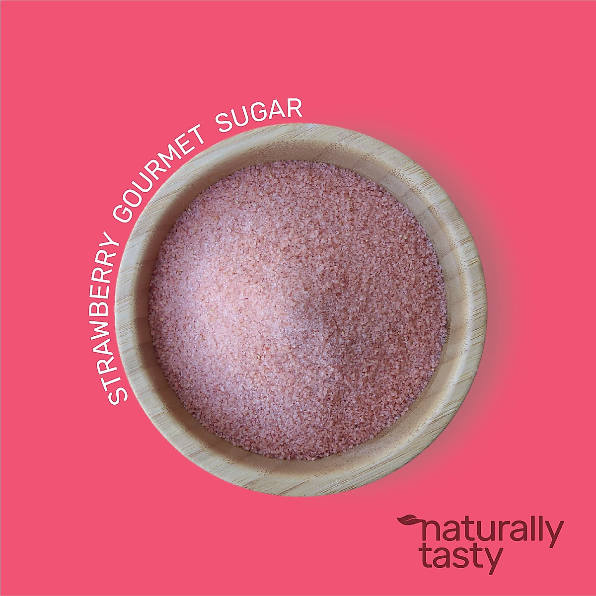 Strawberry Sugar | cocktail sugar | Gourmet Sugar | Tea Sugar | Natural flavored Sugar | Real Fruit Flavored Sugar | Naturally Tasty