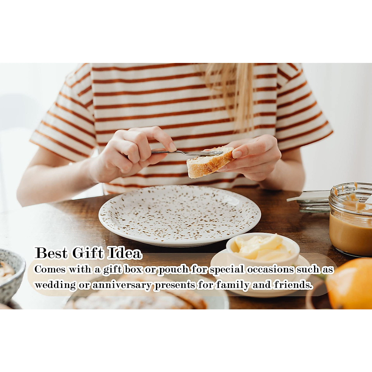 Love You More Funny Butter Knife, Engraved Stainless Steel Peanut Butter Spreader Cream Cheese Knives, Novelty Anniversary Christmas Gifts for Sandwich Bread Toast Butter Lover