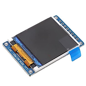 Kadimendium Color Display, Compact 1.44in PCB Clear LCD Display SPI Interface for SCM