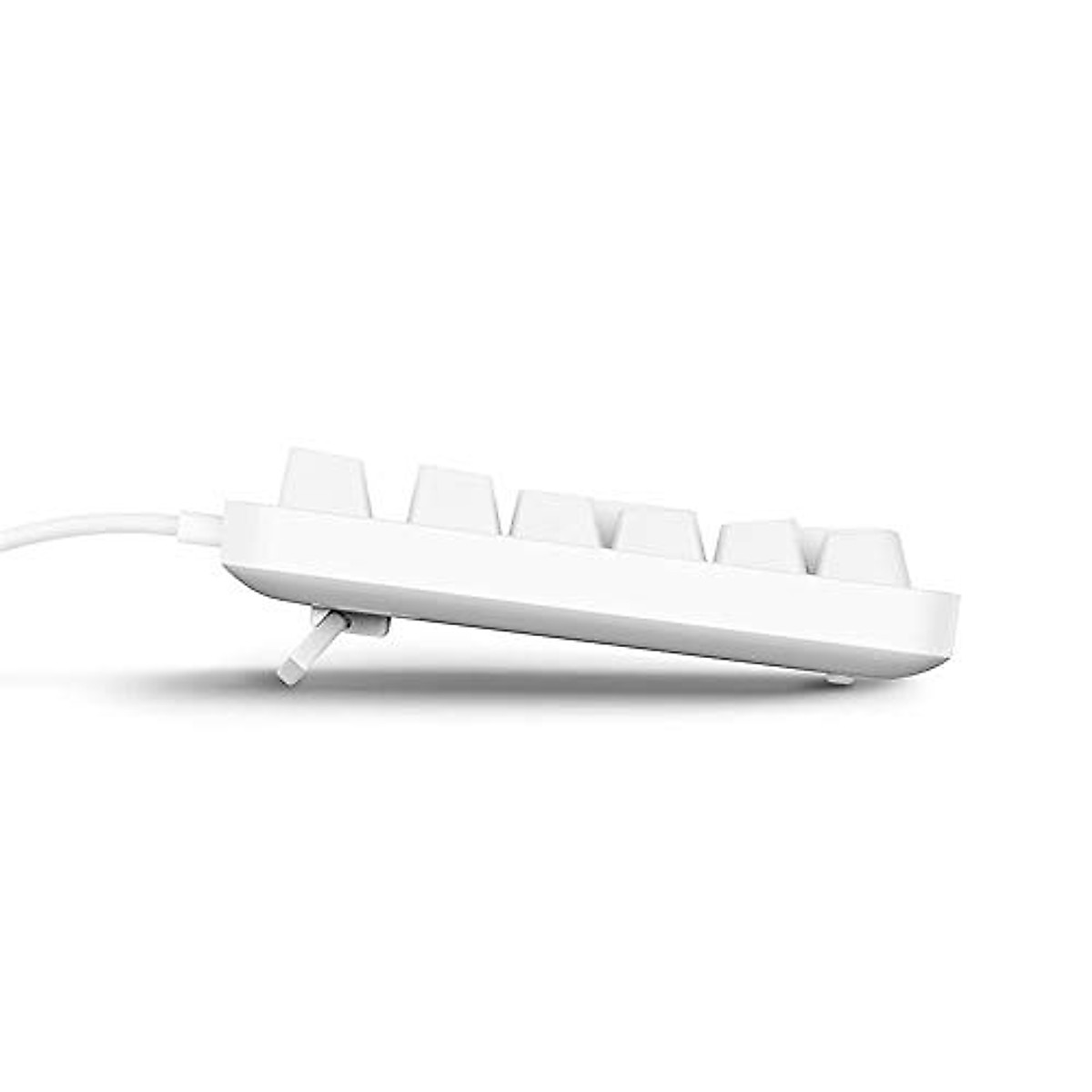 Teerwere Gaming Keyboard Mechanical Gaming Keyboard, Original 104Keys NKRO Cherry Red Switch Mechanical Keyboard Not Easy to Fade Mechanical Gaming Keyboard (Color : White, Size : One Size)