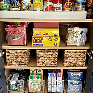 BSTNASI Toilet Tank Basket, Wicker Storage Basket with Handwritten Label, Toilet Paper Storage Basket, Bathroom Baskets for organizing, 2-Pack (Original)