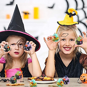 ArtCreativity 2 Inch Zombie Rubber Duckies for Kids, Pack of 12, Variety of Designs and Colors, Trick or Treat Supplies, Goodie Bag Fillers, Party Favors, Halloween Themed Bathtub Toys