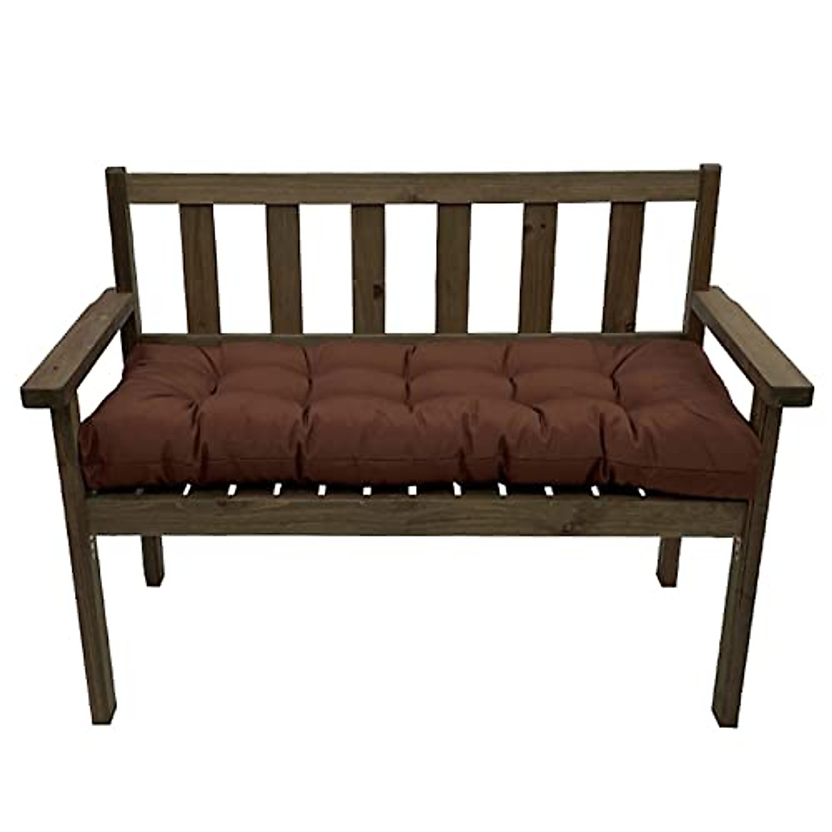 Custom Bench Cushion, Bench Cushions for Indoor Furniture Patio Furniture Cushions, Outdoor/Indoor Non-Slip Tufted Porch Swing Cushions Bench Seat Pad, Wicker Loveseat Cushion for Garden(3.2" Thick)