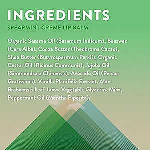 Little Moon Essentials Lip Balm (Spearmint Crème, 3 Pack)