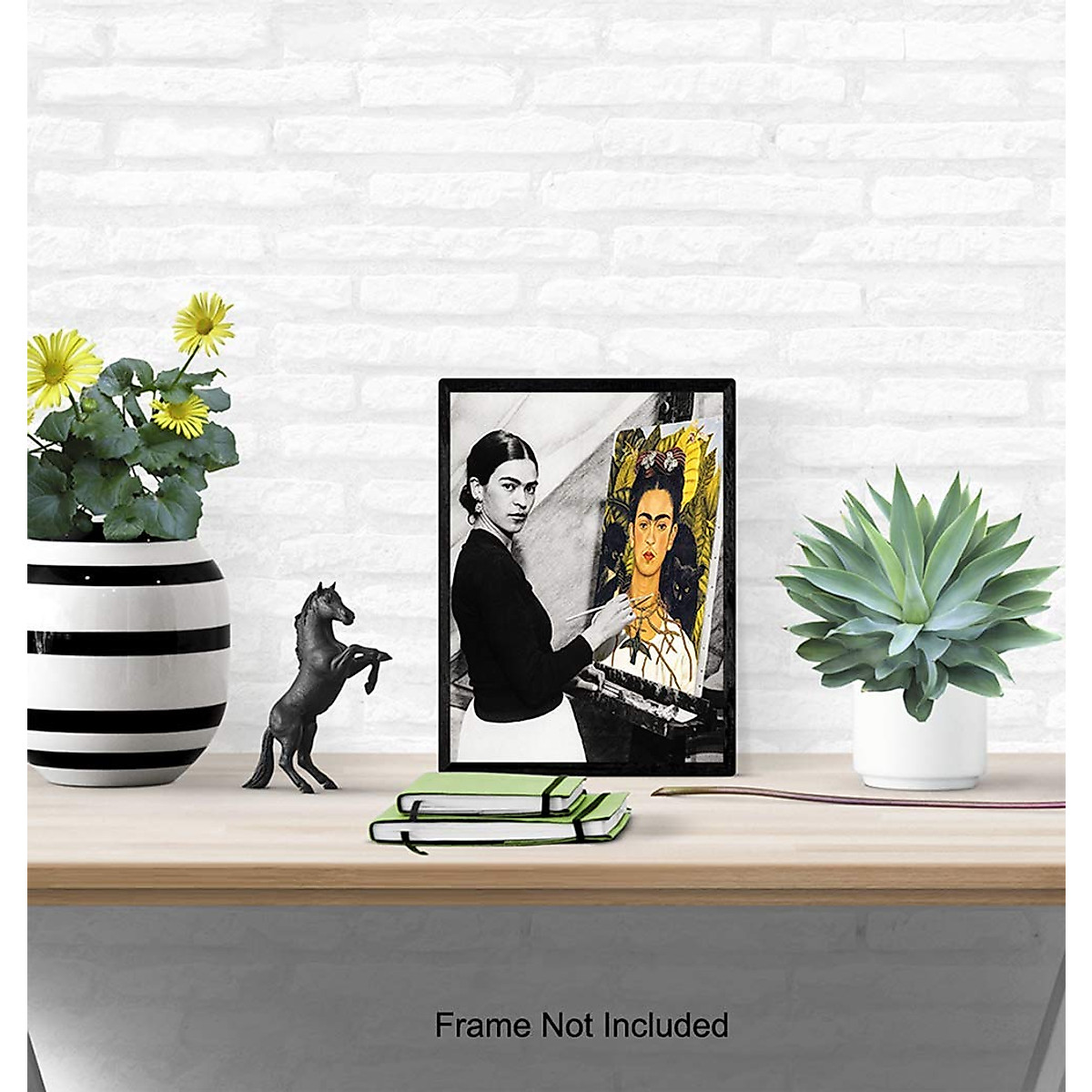 Art - Poster - 8x10 Mexican Wall Art - Wall Decor - Paintings, Print, Portrait, Photo, Wall Art, Self Portrait - Gifts for Artists - 8x10 Photo Print Unframed