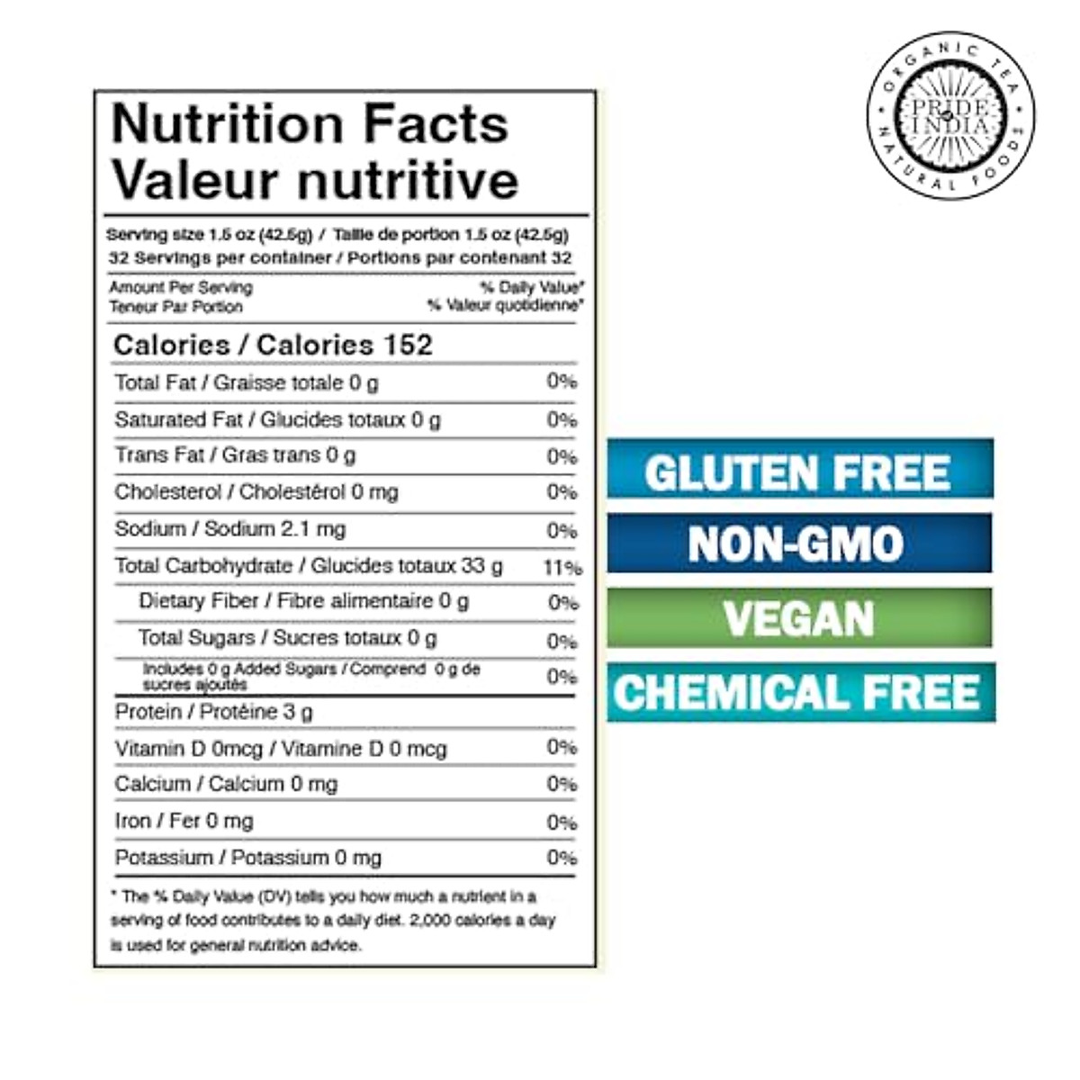 Pride Of India - Thai White Jasmine Rice - Fragrant Hom Mali Rice, 3 lbs Jar