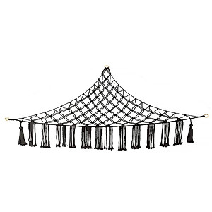 Exercise Ball Holder,Corner Hanging Storage Net or Hammock for Fitness Ball,Balance Ball Organizer, Yoga Ball Rack,Pregnancy Stability Ball Swiss Balance Ball for Yoga Studio and Gym Black, 150x100cm