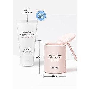 Nooni 2-in-1 Much Needed Facial Cleansing Kit - Whip Maker & Face Cleanser | Gift, Gift set, Foam Maker, Remove Impurities, Daily Routine, for All Skin Types