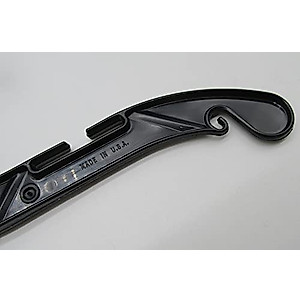 NAHANCO 2500BH Plastic Shirt/Dress Hangers with Black Swivel Hook, Heavy Weight, 17", Black (Pack of 100)