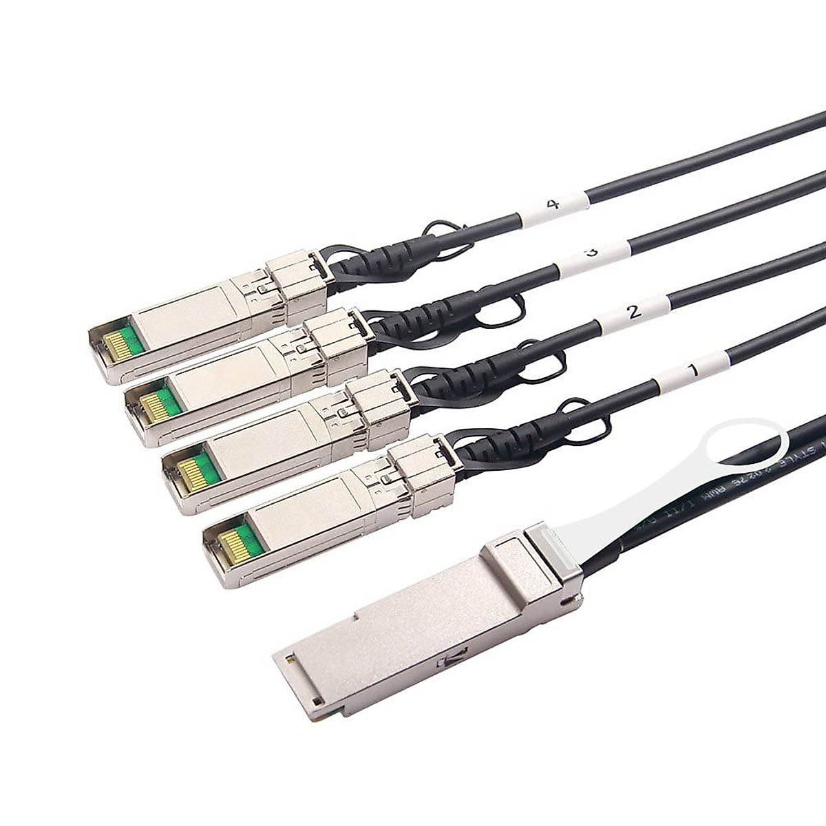 40G QSFP+ to 4xSFP+ Breakout DAC for Cisco QSFP-4SFP10G-CU2M - 40GBASE-CR4 Passive Direct Attach Copper Twinax QSFP to SFP Cable for Cisco Devices, 2-Meter(6.5ft)