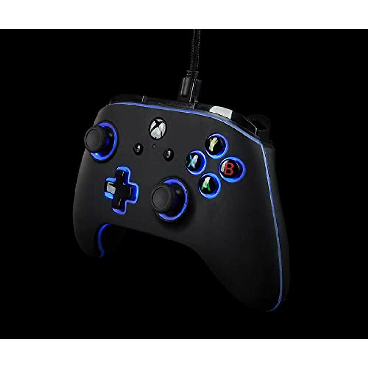 PowerA Spectra Enhanced Illuminated Wired Controller for Xbox One, gamepad, video game, gaming controller, works with Xbox Series X|S