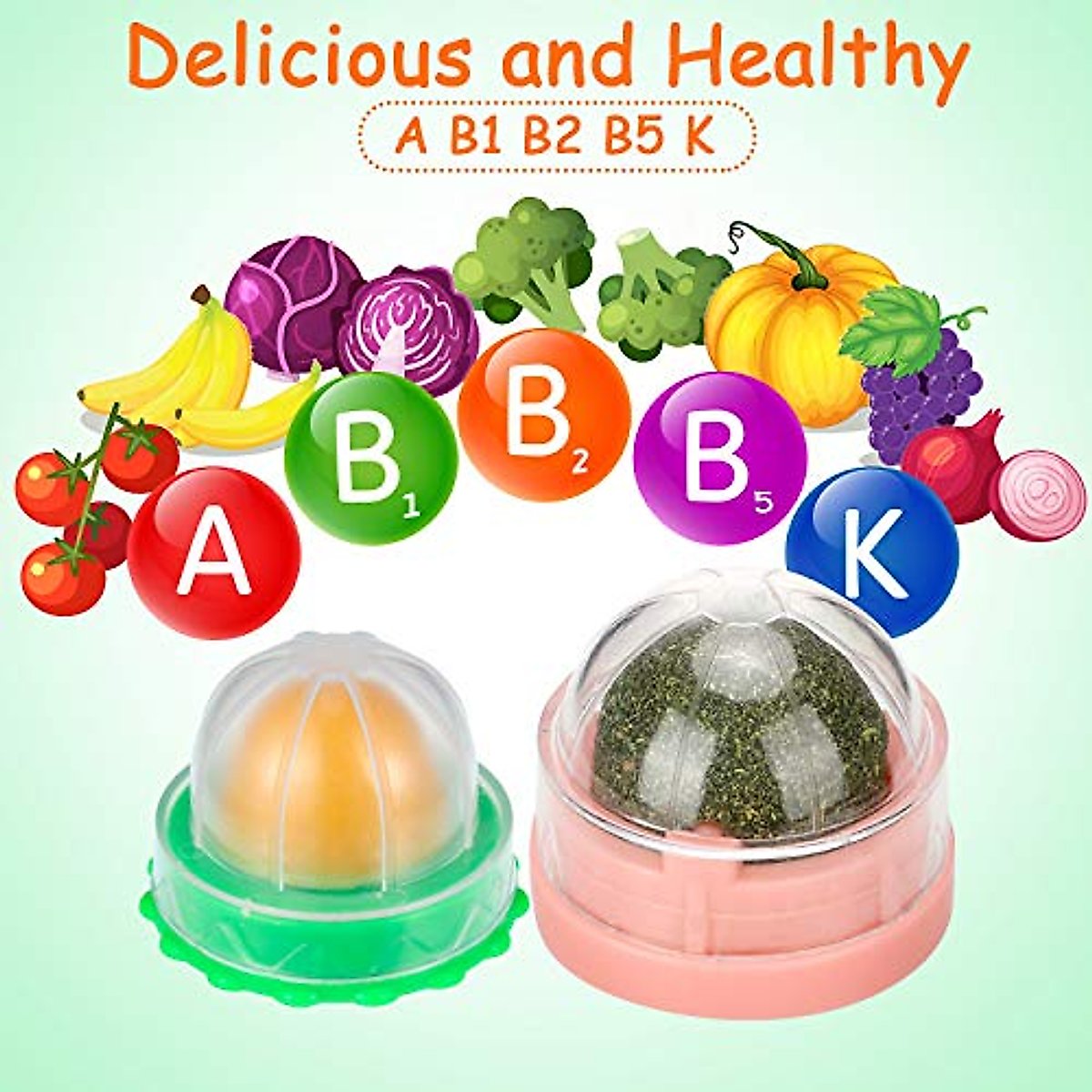 Skylety 12 Pieces Catnip Balls for Cats Wall and Cat Snacks Candy Silvervine Catnip Wall Balls Cat Snack Licking Sugar Ball Cat Treats Catnip Candy Treats Lickable Candy Cat Edible Chew Toy