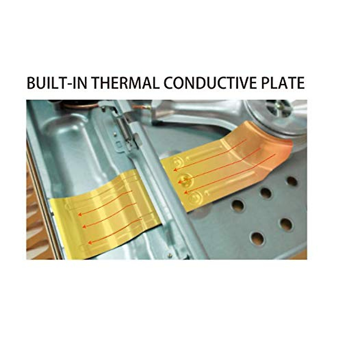 Maxsun Portable Gas Stove MS-7 (Silver) 11,500 BTU, Extreme High Power, Camp Stove, w/Carrying Case