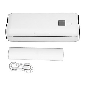 Jectse Portable Thermal Printer, Rechargeable A4 Thermal Printer Bluetooth Thermal Printer with Thermal Paper, Inkless Printer for Travel Home