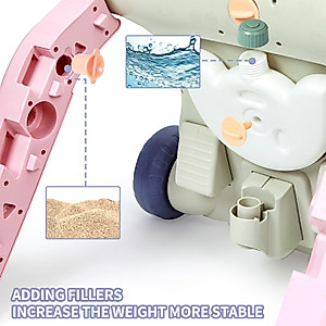 LemoHome Baby Walker,Baby Push Walker,Baby Sit-to-Stand Learning Walker,Could Assemble as Scooter,Motorbike,Detachable Panel,Activity Center,Musical Walking Toys for Infants