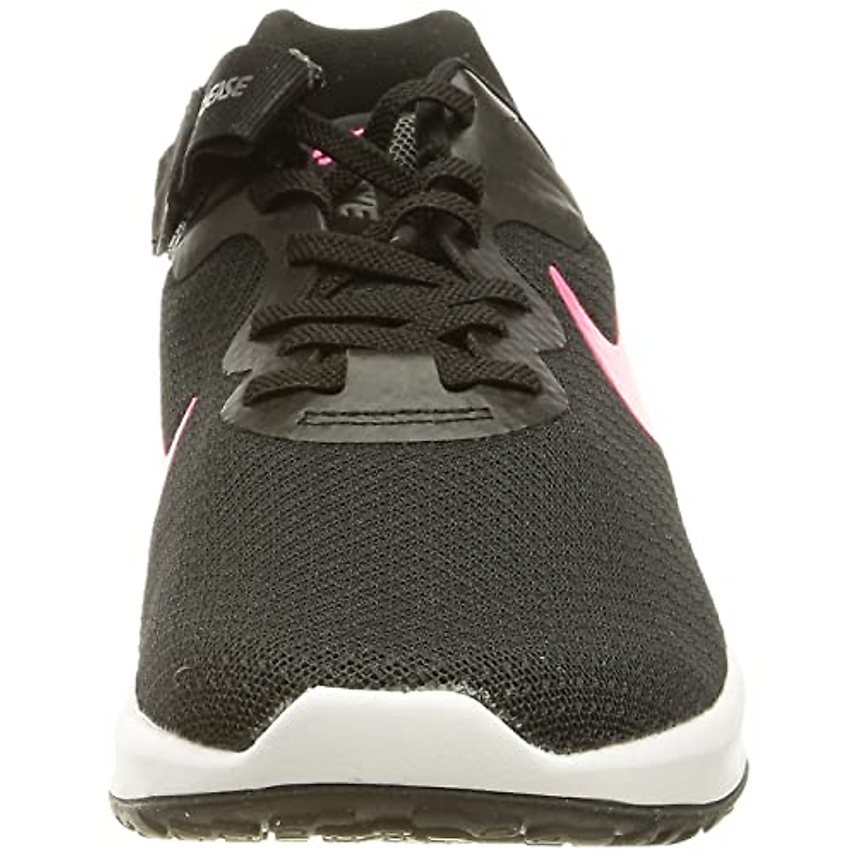 Nike Revolution 6 Flyease NN Womens Running Trainers DC8997 Sneakers Shoes (UK 4 US 6.5 EU 37.5, Black Hyper Pink Iron Grey 002)