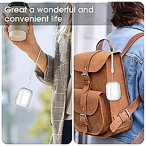 Fintie Case for AirPods Pro 2nd Generation (2023/2022) / AirPods Pro 1st Generation (2019) - Soft TPU Clear Anti-Scratch Protective Cover with Lanyard, Crystal Clear