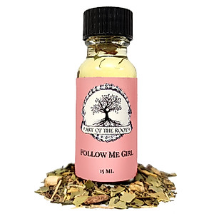 Follow Me Girl Oil by Art of the Root | Handmade with Herbs & Essential Oils | Conjure, Wiccan, Hoodoo, Pagan & Magick Intentions| Fidelity, Love, Passion & Commitment Rituals